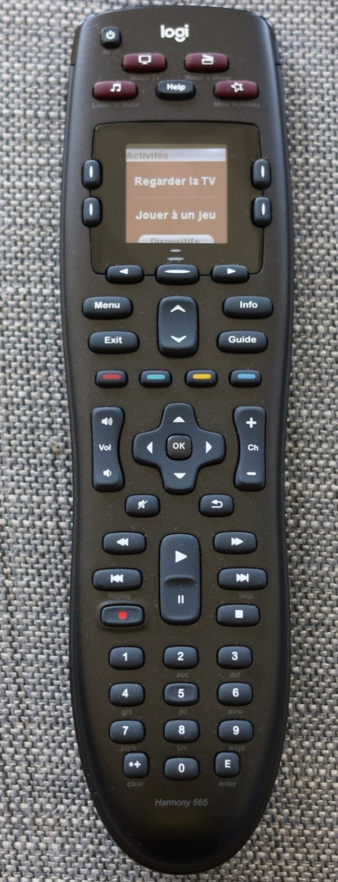 Test de la télécommande Harmony 665 de Logitech