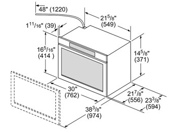 Comment mesurer l'espace pour un nouveau micro-ondes